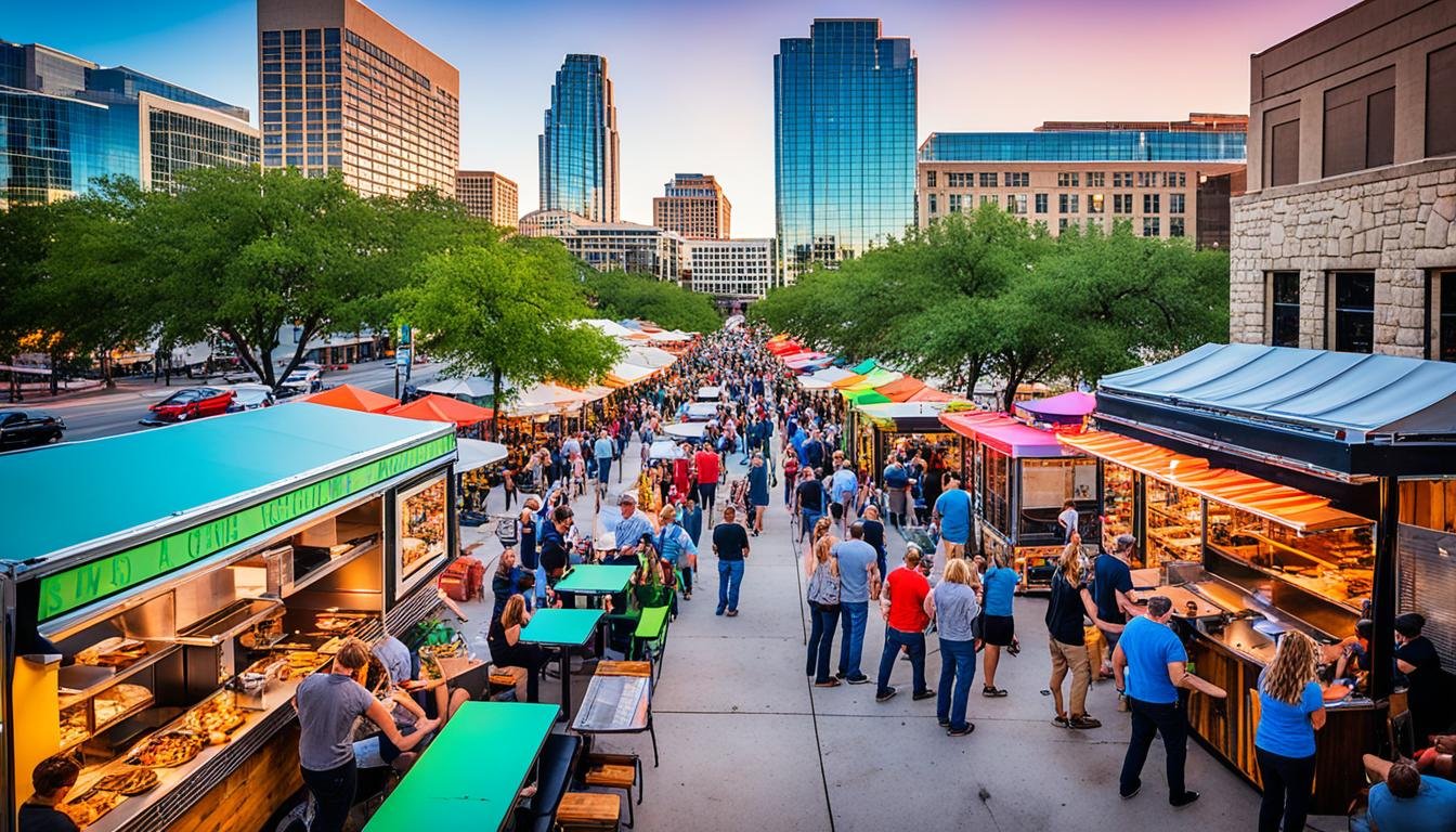 Which cities offer the most vibrant food truck scenes?