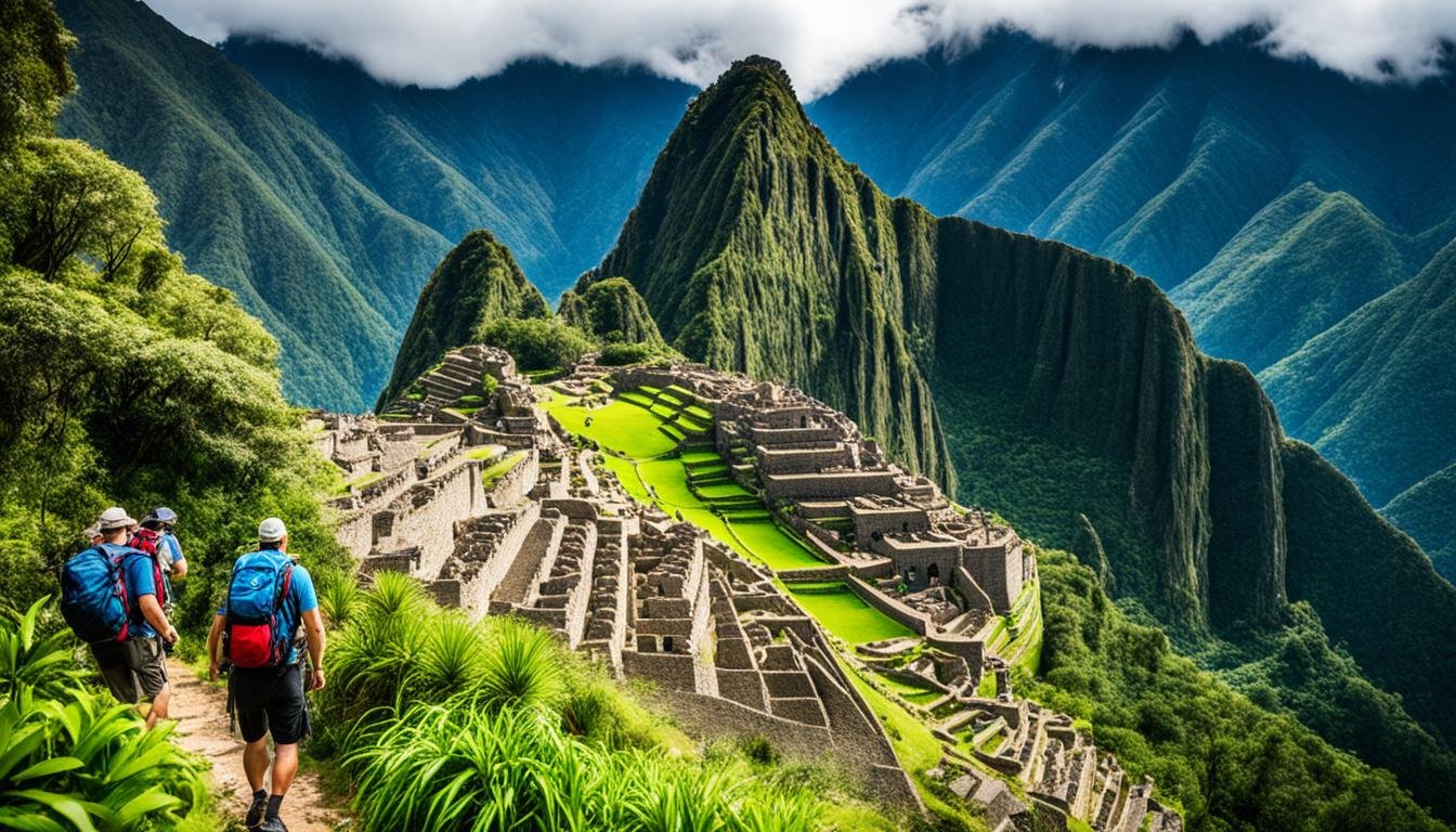 How can I arrange a trek to Machu Picchu along the Inca Trail?