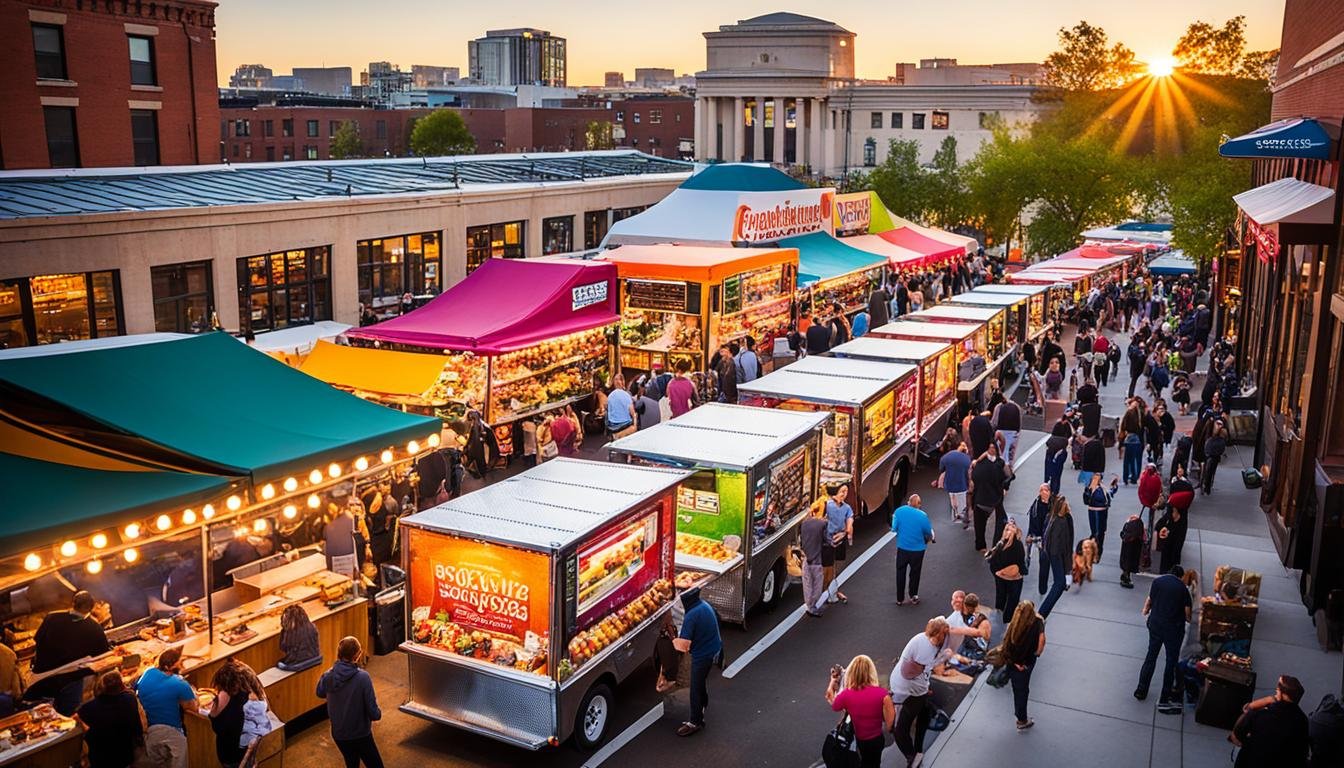 Which cities offer the most vibrant food truck scenes?
