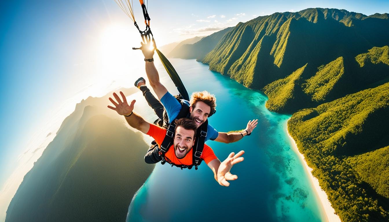 What are the best destinations for skydiving around the world?