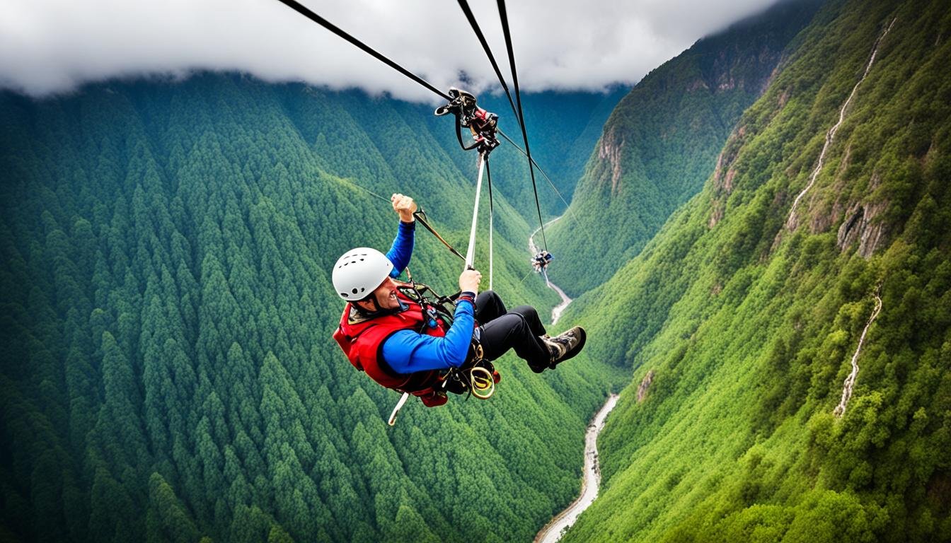 Where can I find the most thrilling zipline experiences?